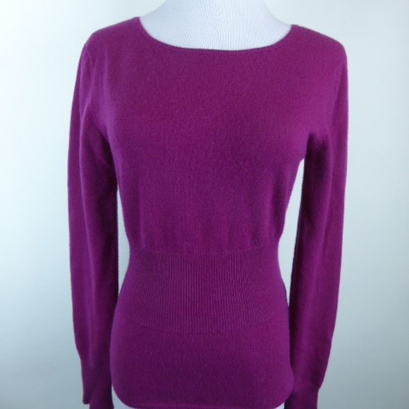 Allude | Sweaters | Allude Fuchsia Pink Cashmere Sweater Top S | Poshmark
